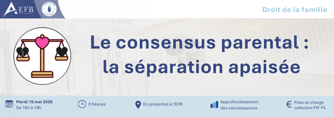 EFB Paris : Catalogue de la formation continue